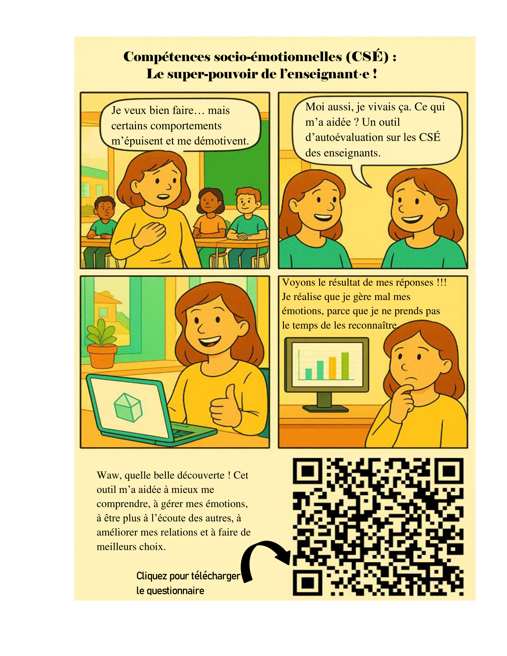 BD - Compétences socio-émotionnelles : Le super-pouvoir de l’enseignant ...
